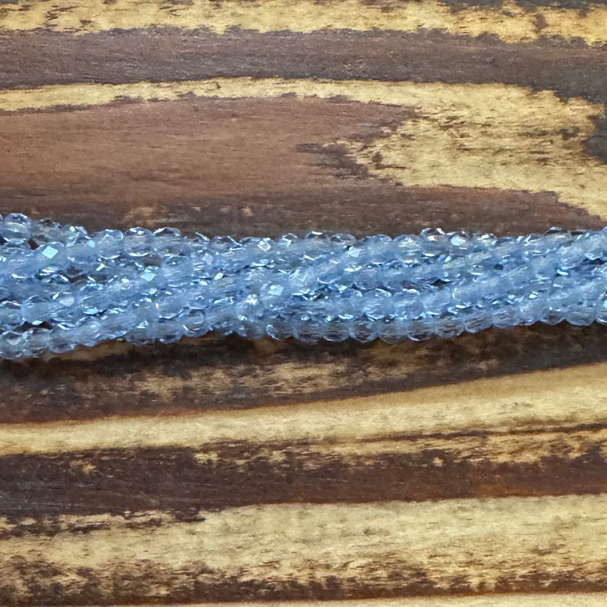 1-03-3005 - Czech Fire Polish Beads, Sapphire, 3mm | Strand – Auntie's ...