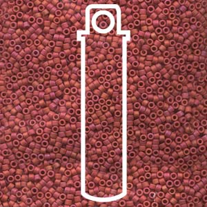DB362-TB - 11/0 Delica Beads Matte Red | 7.2g Tube – Auntie's Beads Direct